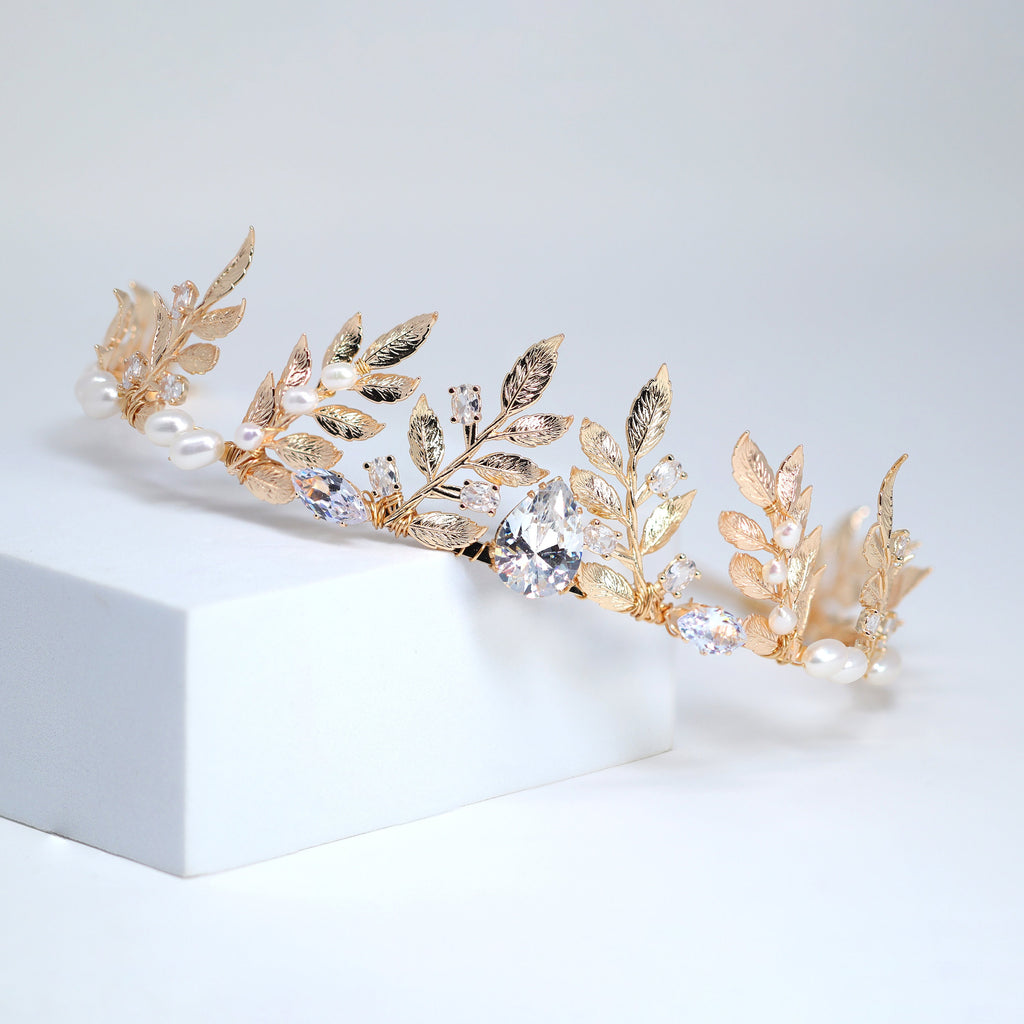 Luxury Swarovski Celestial Vine Tiara Queen Tiara , Bridal Crown Tiara ...